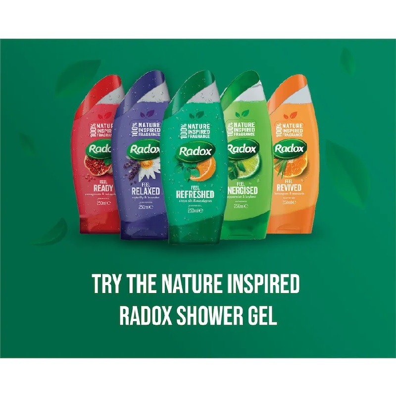 Radox Shower Gel 250ml (12pcs) | Wholesales Uganda