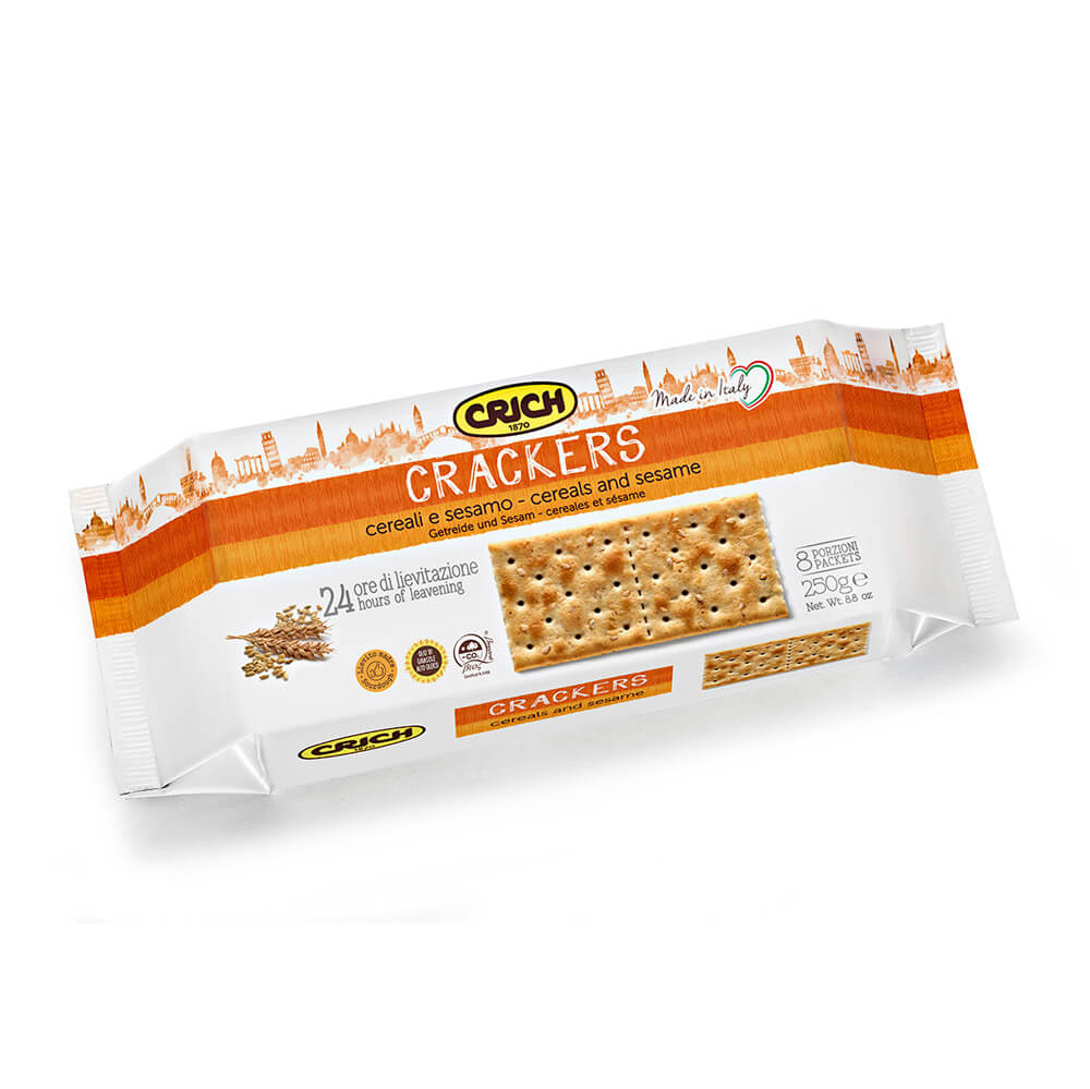 Crich Cereals and sesame crackers 250g (12pcs) | Wholesales Uganda