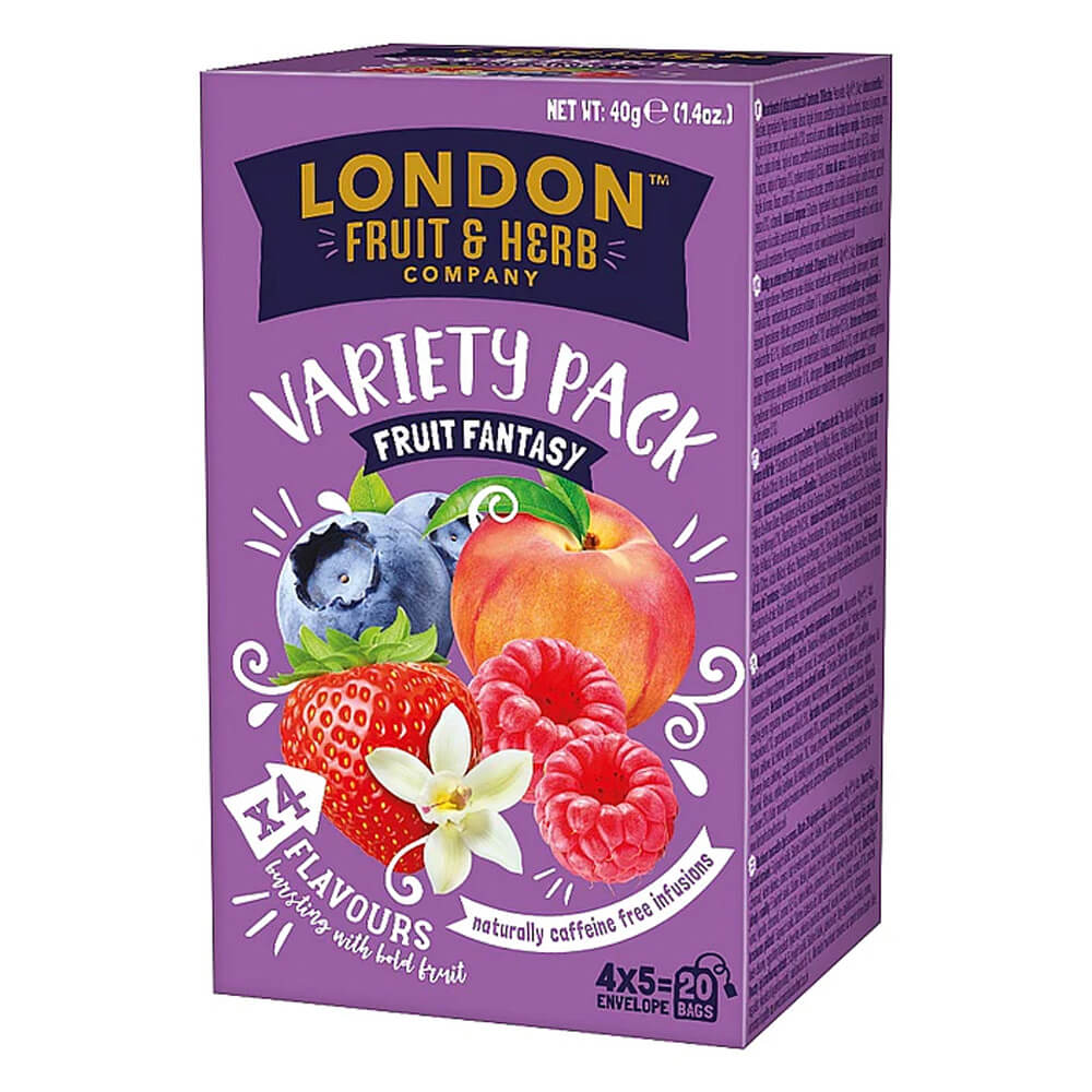 London Fruit & Herb Fruit Fantasy Variety Pack Tea 20Tb?s (12packs ...